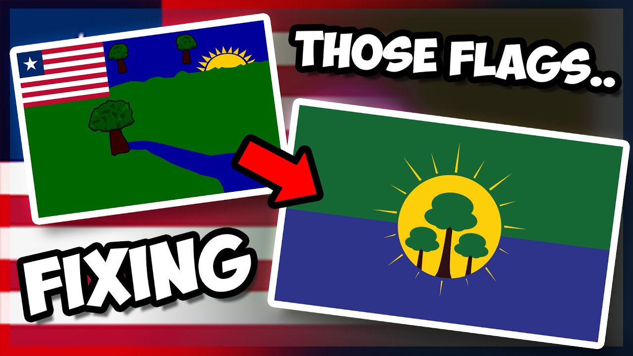 So I Attempted to Fix those Liberian flags... - YouTube