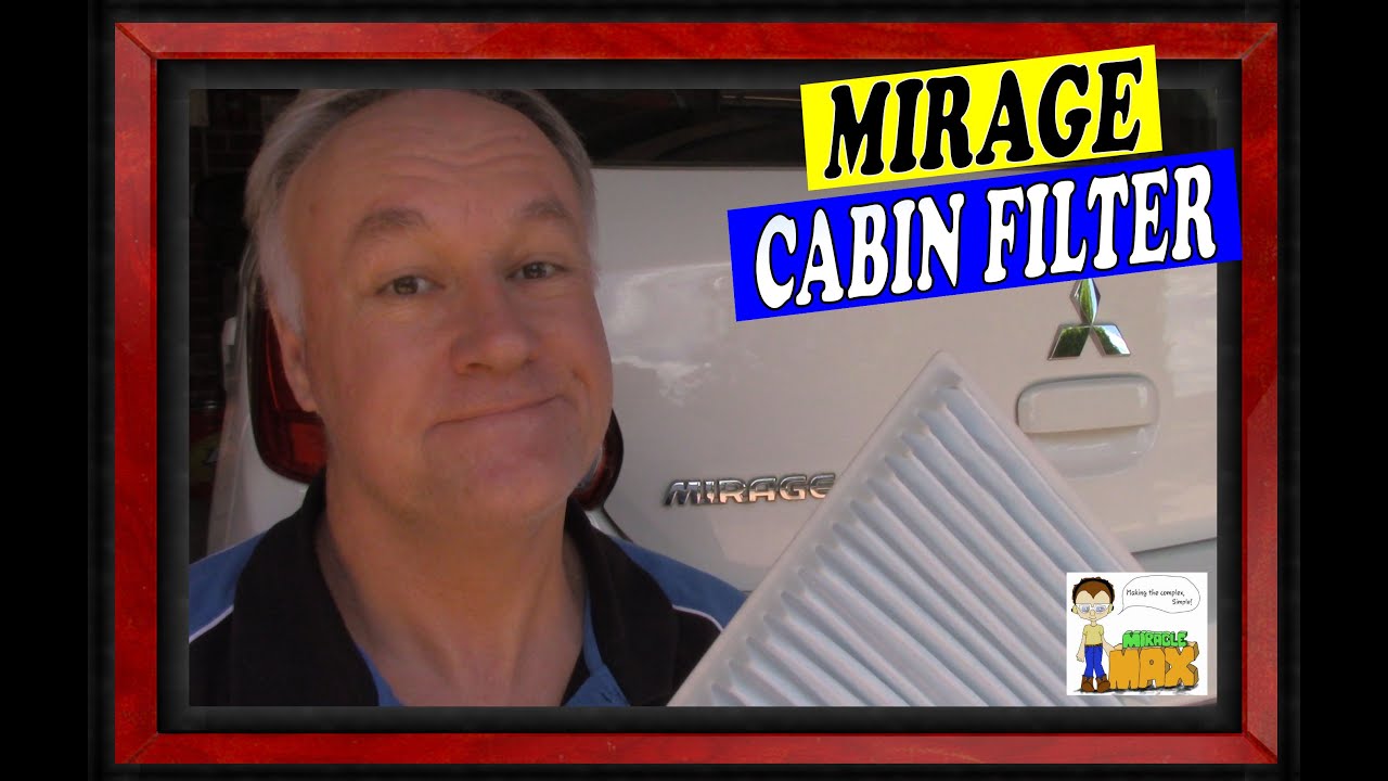 Mitsubishi Mirage Cabin Filter Replacement - YouTube