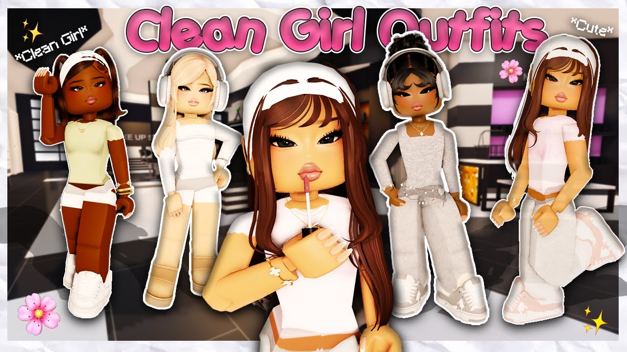 Realistic CLEAN GIRL Outfits You NEED in Berry Avenue 💅 | Roblox ...