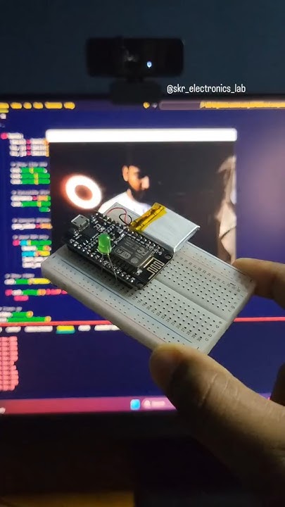 Controlling LED brightness wirelessly with Python gestures +ESP8266+my own esp-linker library# ...