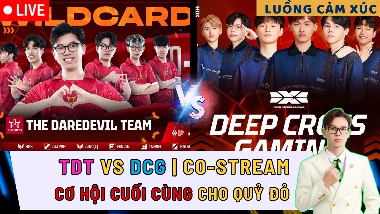 TRỰC TIẾP: THE DAREDEVIL TEAM vs DEEP CROSS GAMING (BO5) - CƠ HỘI CUỐI ...