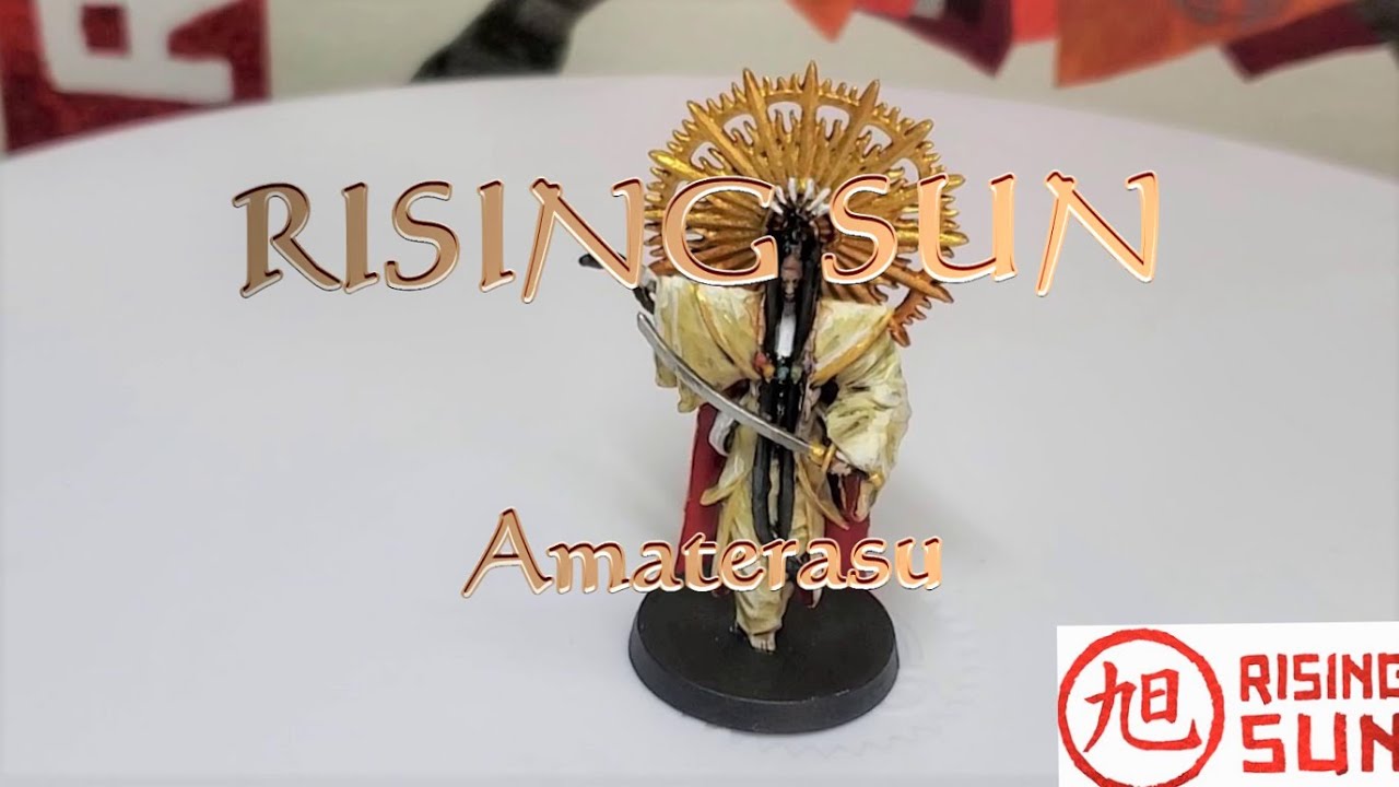 Amaterasu - Rising Sun Board Game Miniature Painting - YouTube