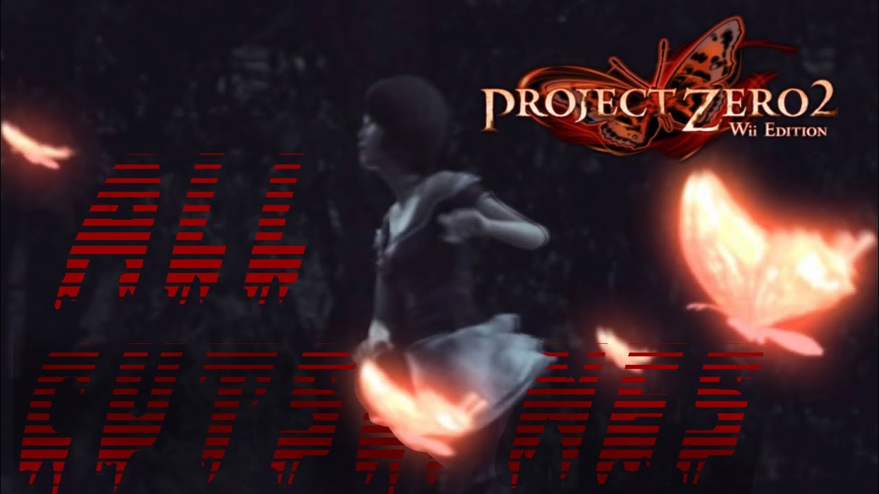 ALL PROJECT ZERO 2 WII EDITION CUTSCENES l NO GRAIN l - YouTube