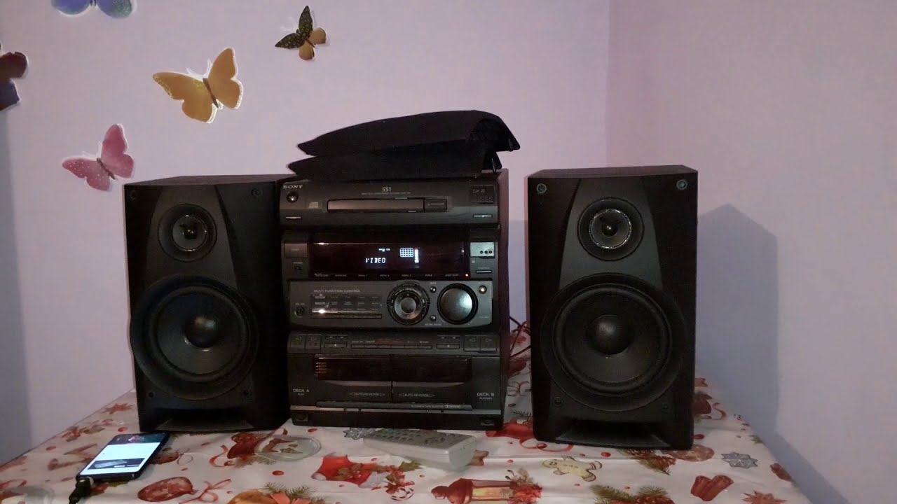 Sony Mhc-551 - YouTube