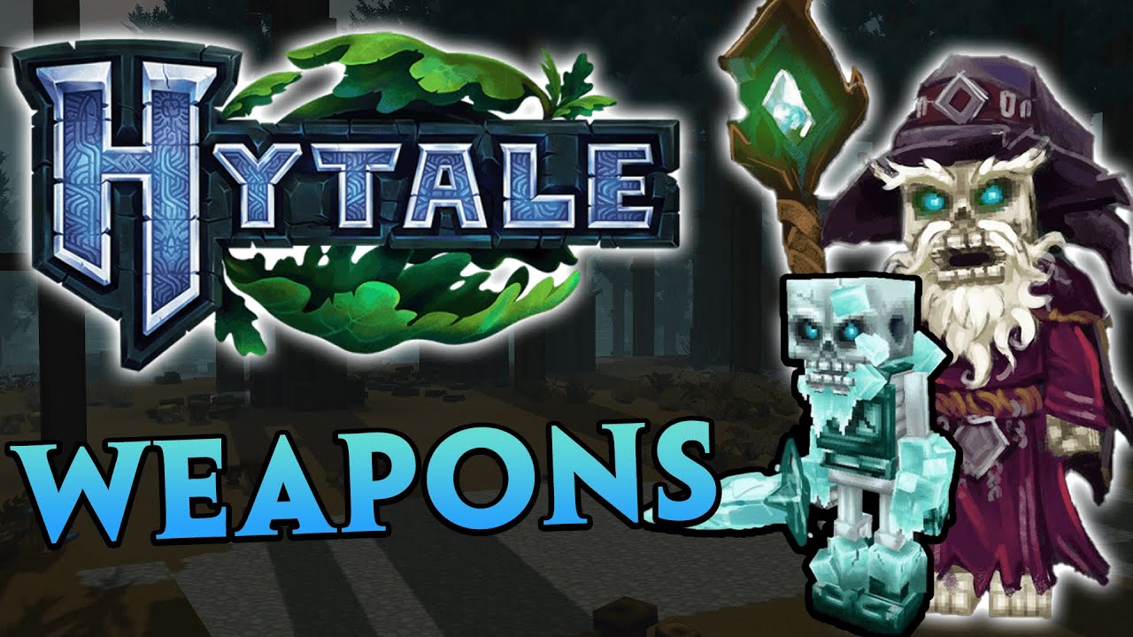 HYTALE Weapons || Rarities, Crafting, staffs & more! - YouTube
