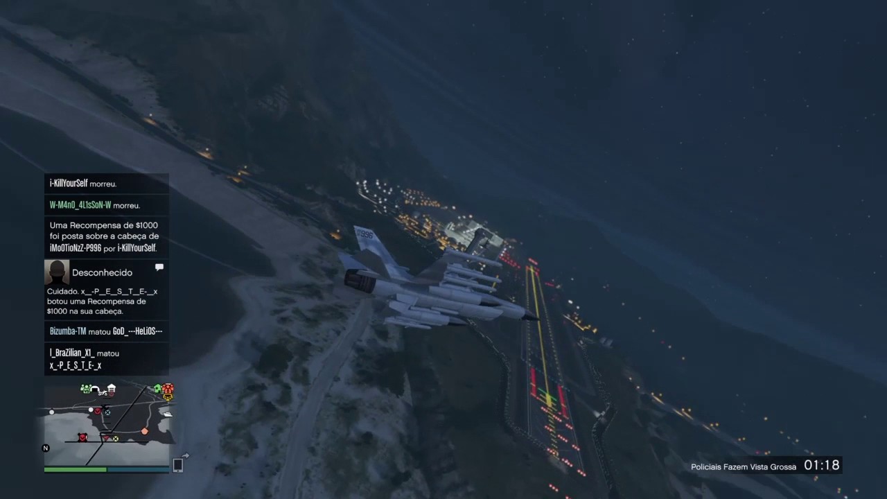 GTA 5 online N4S4 DOMIN4/PATO NAO VOOA - YouTube