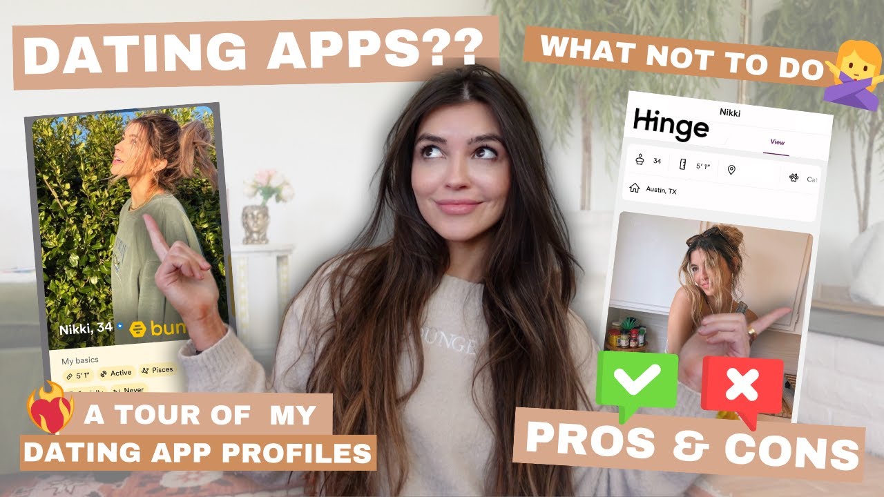 DATING APPS?? tour of my profiles / what NOT to do!! - YouTube