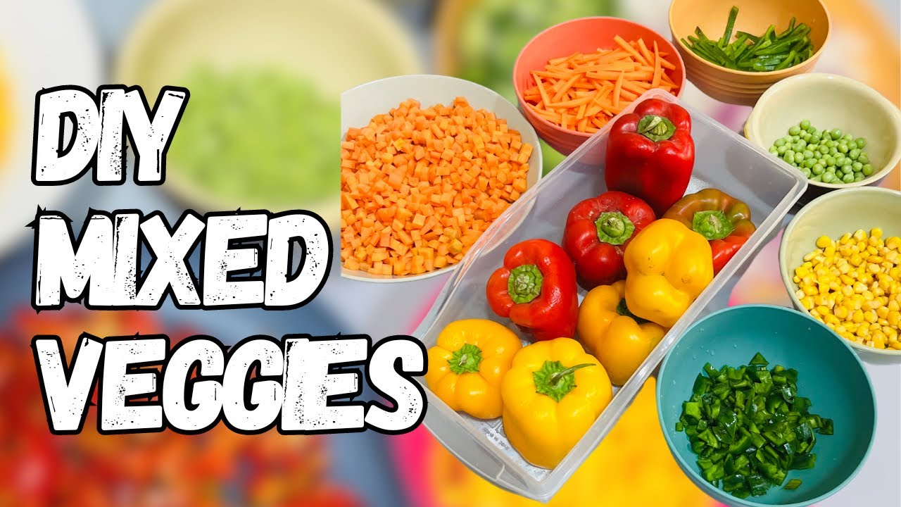 HOW TO MAKE MIXED VEGGIES AT HOME - DIY - YouTube