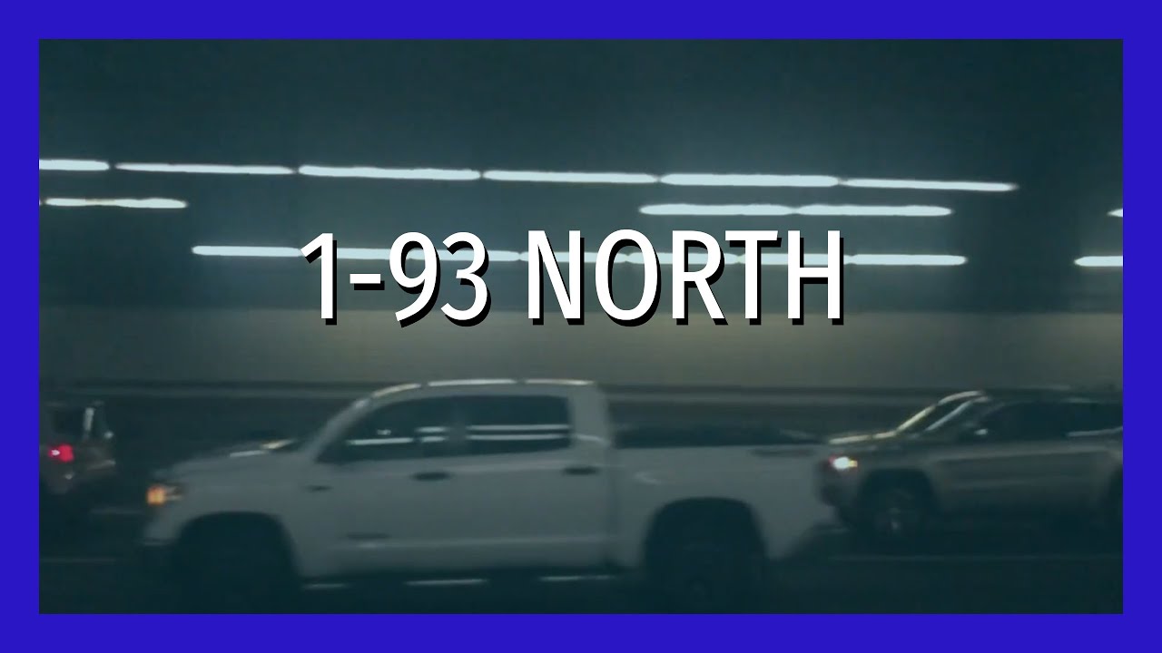 Boston Express Evening Commute on I-93 Northbound - YouTube