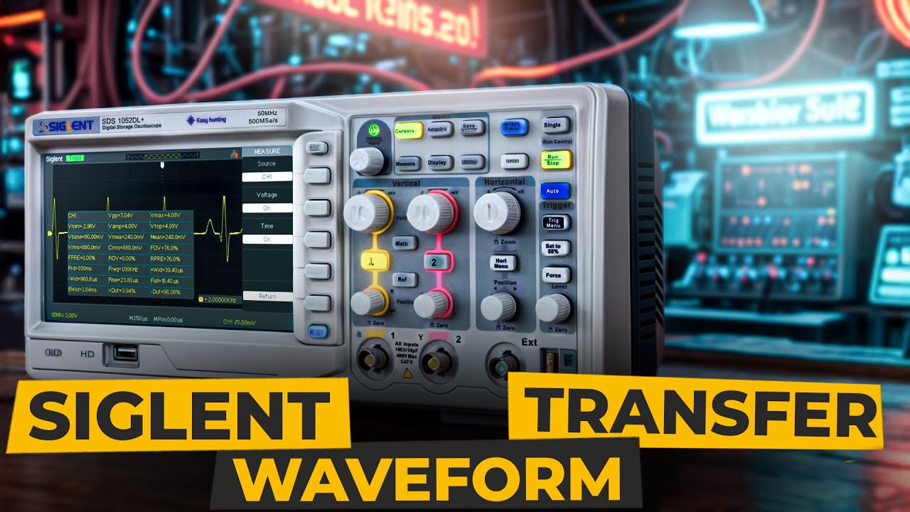 Easily Transfer Waveforms from a SIGLENT Oscilloscope to a SIGLENT SDG ...