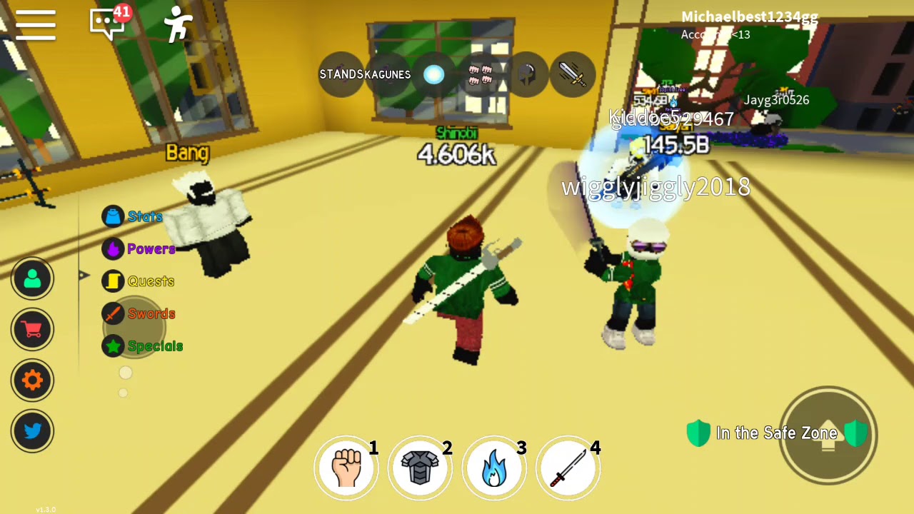 My first ROBLOX video anime fighting simulator - YouTube