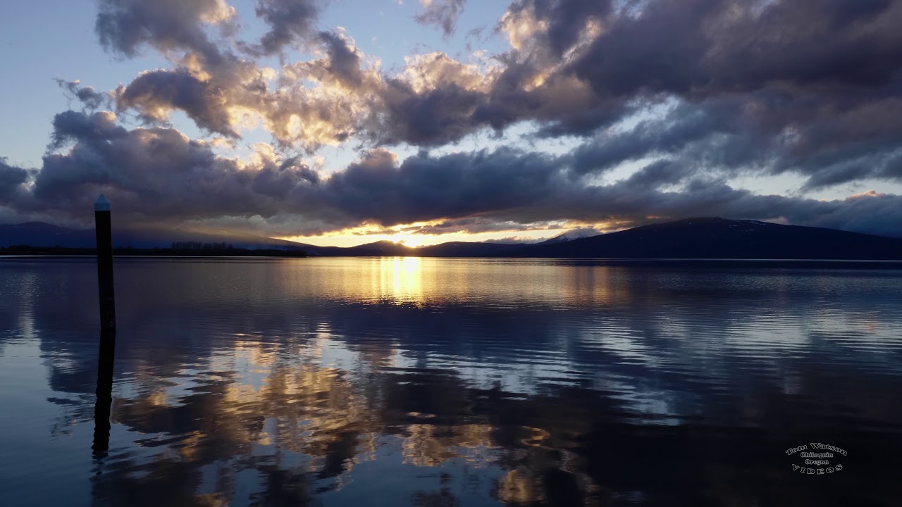 Sunset at Agency Lake - YouTube