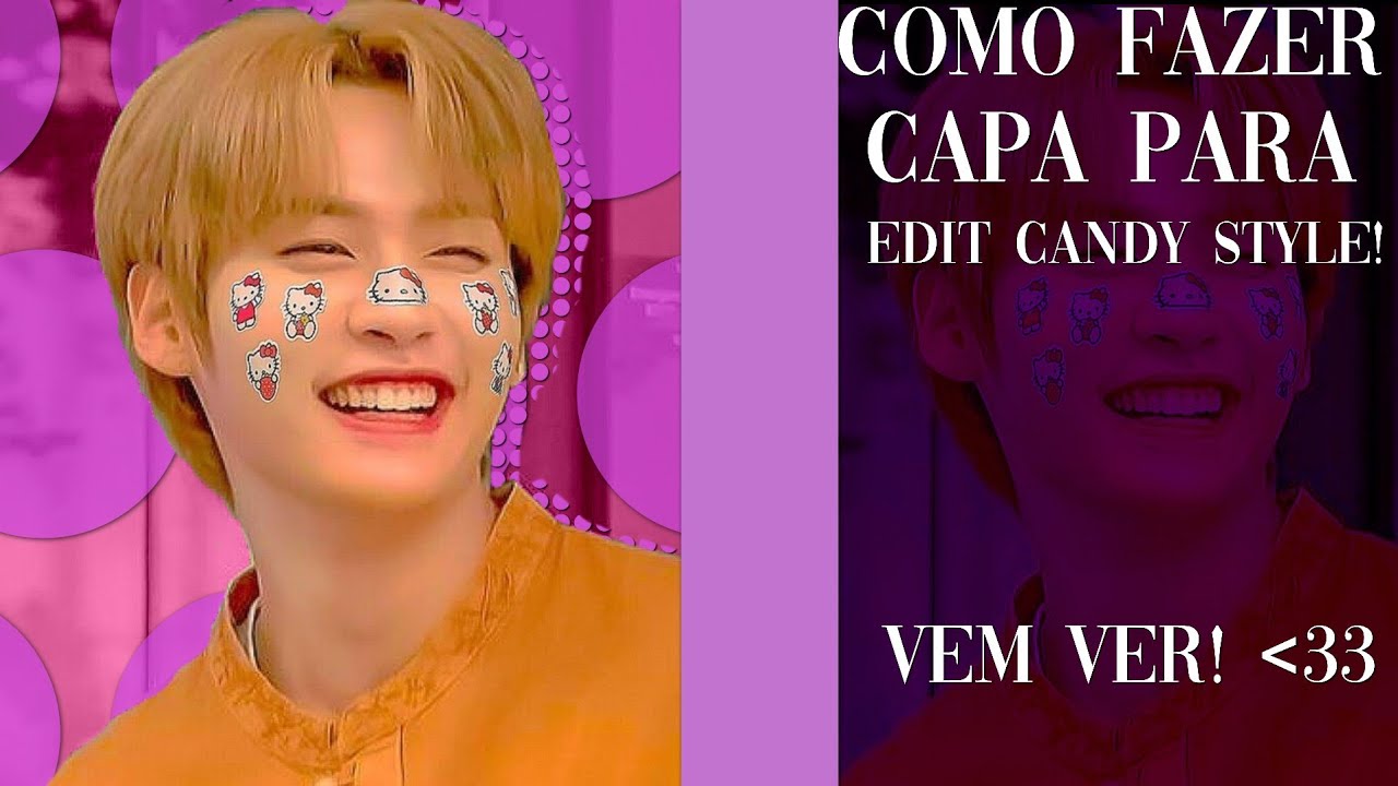COMO FAZER CAPA PARA EDIT CANDY STYLE, VEM VER! 🍄💗 - YouTube