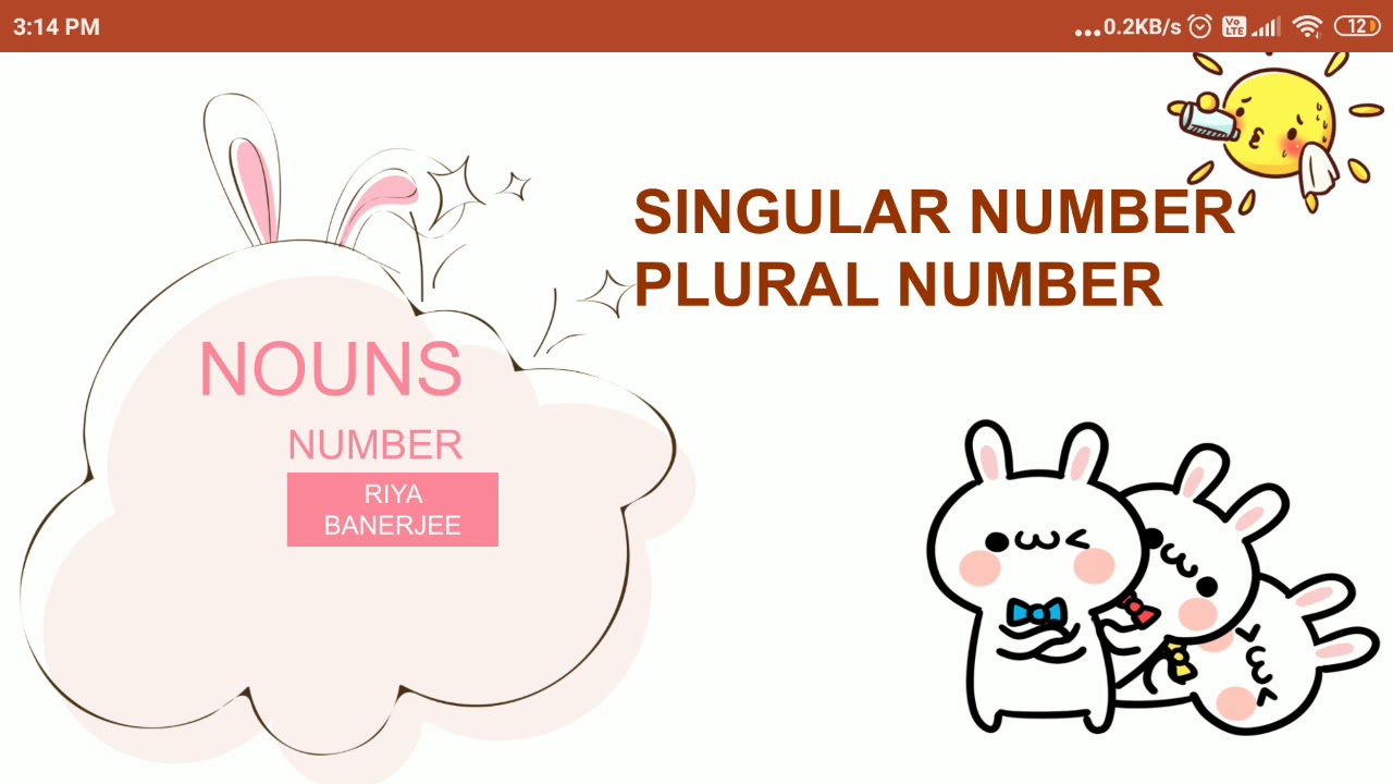 Singular and Plural Number || Nouns - Number || Rules and examples ...
