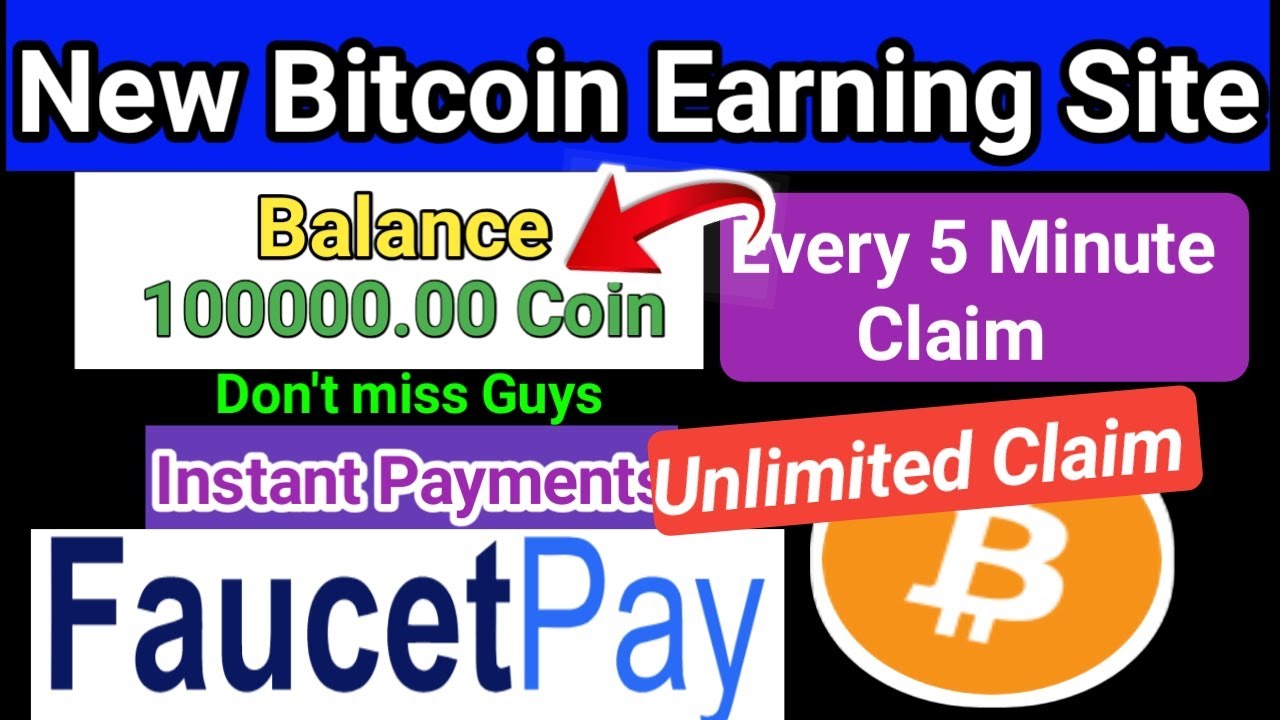 Bitcoin High Paying Site |Unlimited Claim | Earn 100000 Coin Every Day ...