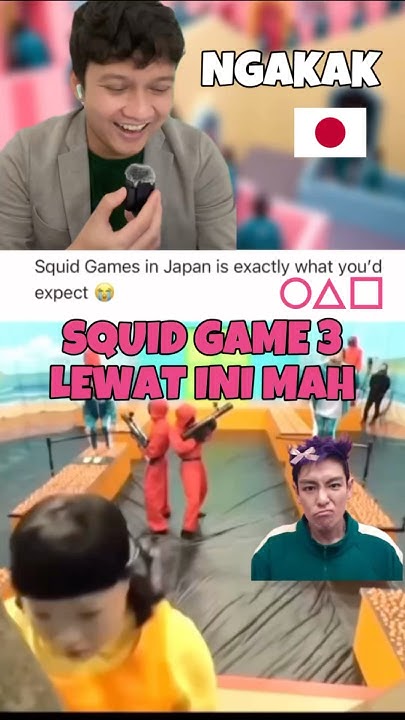 SQUID GAME VERSI JEPANG, NGAKAK PARAH #squidgame2 #squidgame3 #shortvideo #shorts #squidgame ...