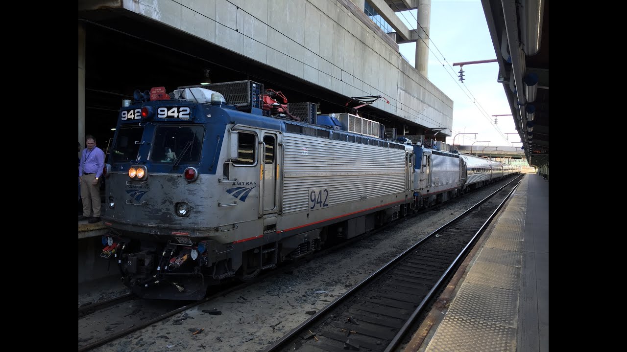 Amtrak HD 60fps EXCLUSIVE: Riding Farewell To The AEM-7 Excursion Train ...