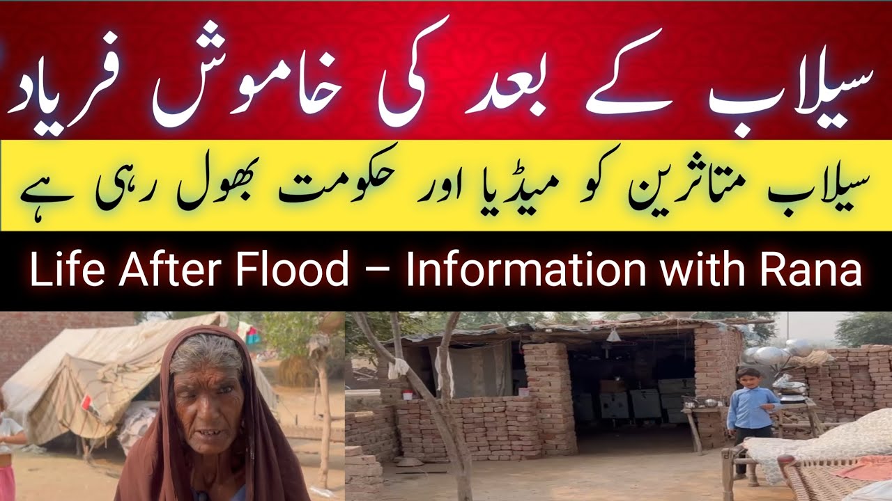 "سیلاب کے بعد کی زندگی — بیوہ ماں اور کسانوں کی خاموش فریاد | Life ...