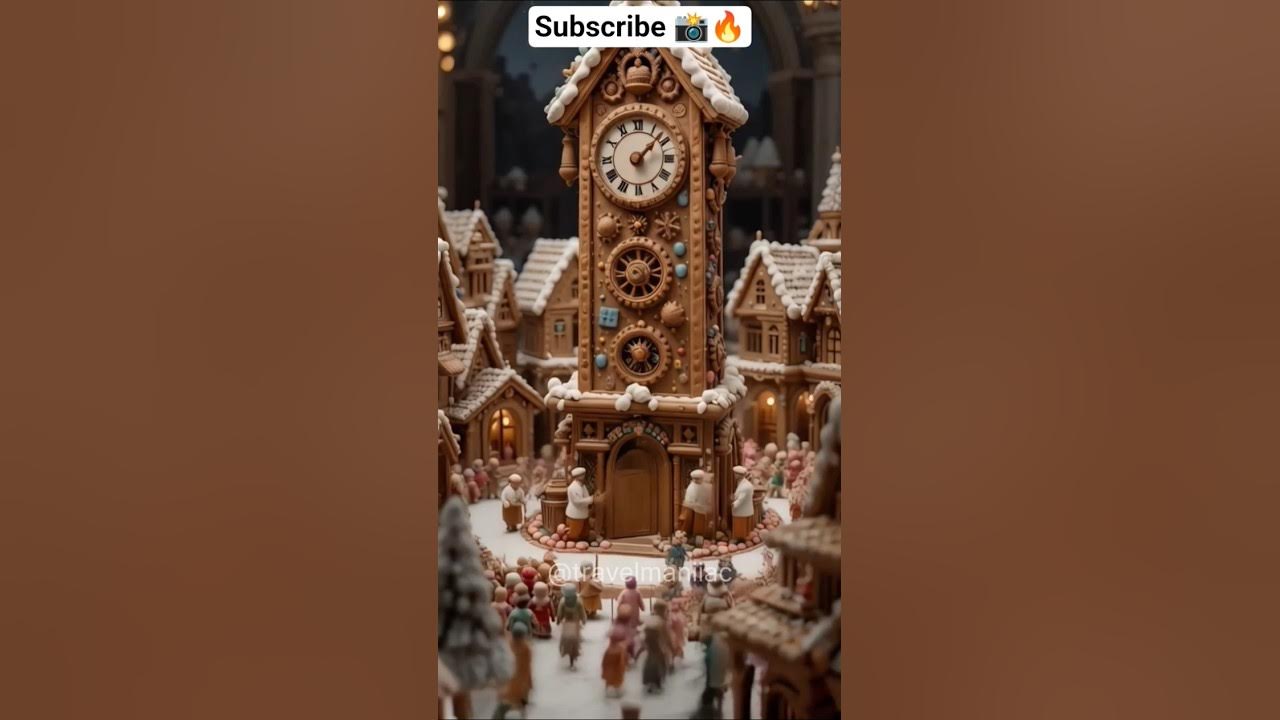 Miniature Crafts | Cookie Clock Tower🗼😱🔥#shorts #foodshorts #miniaturecrafts #ai - YouTube