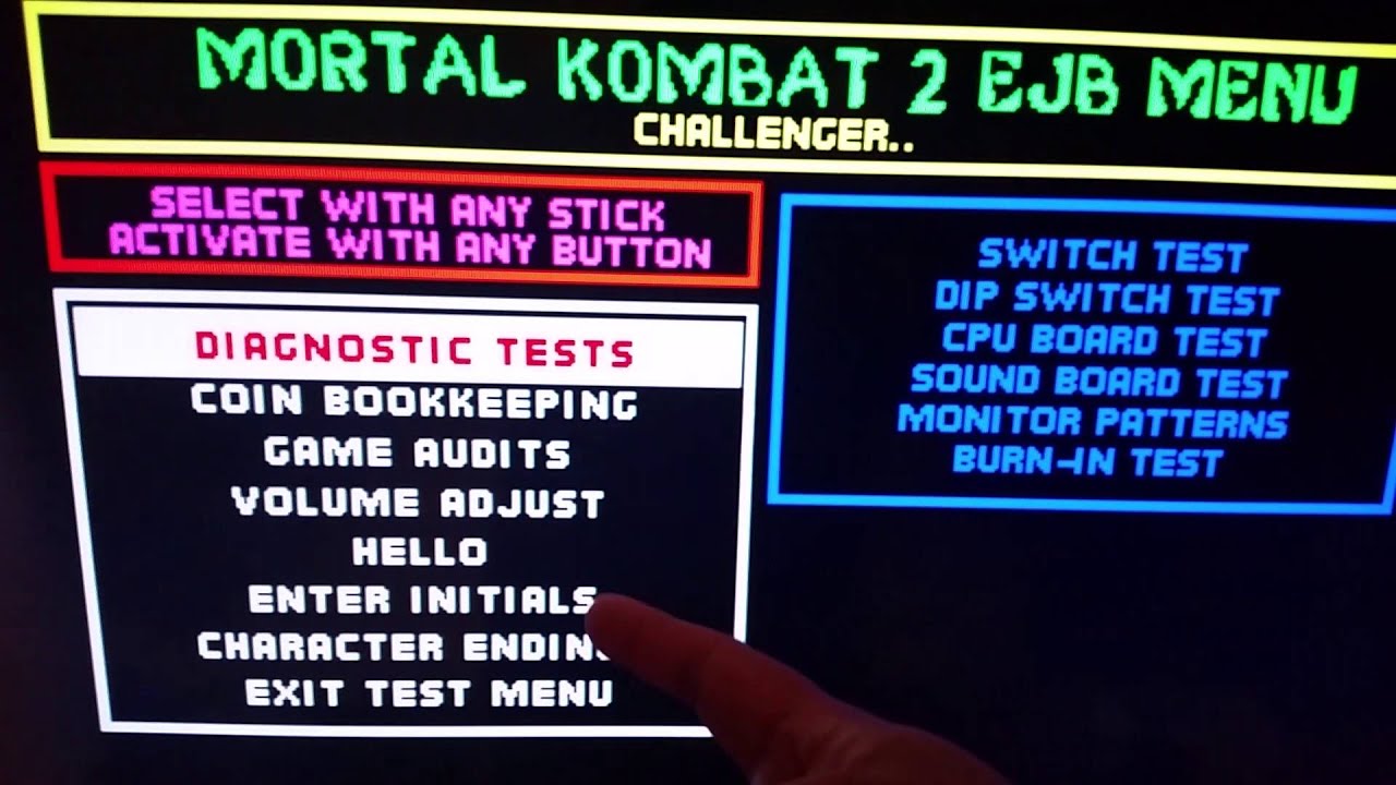 Mortal Kombat Arcades : Are these secret EJB codes for real? - YouTube