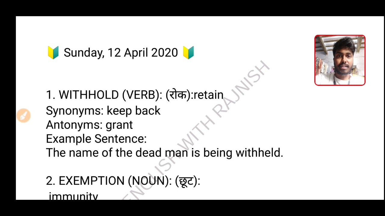 English 12 april vocabulary antonyms with synonyms with extra fact ...