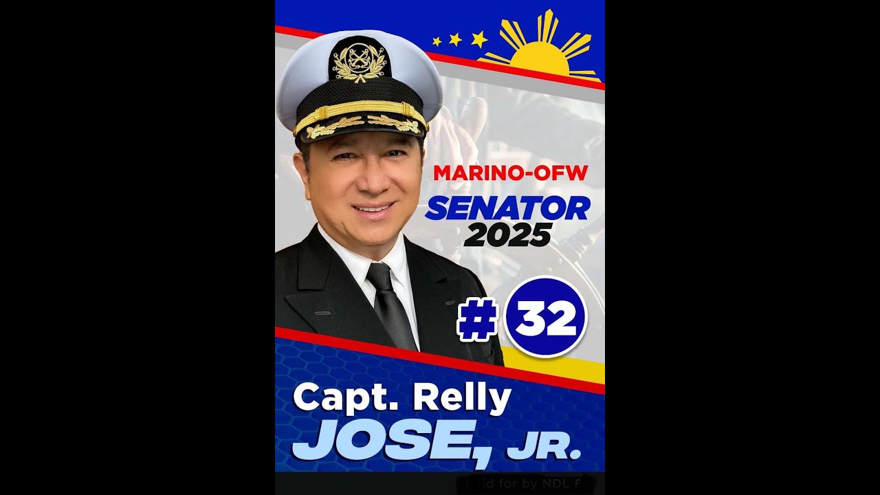 #32- Capt. Relly Nufable Jose Jr. for SENATOR - YouTube