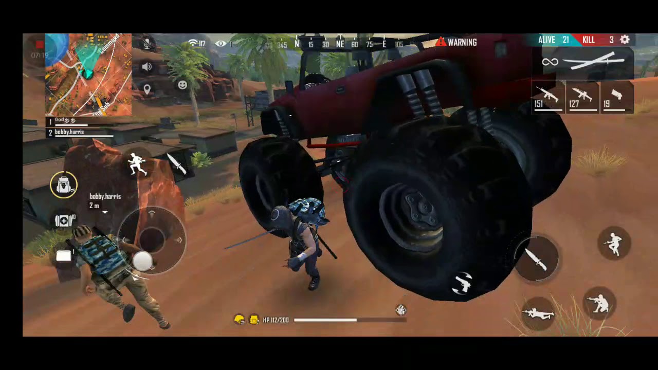 Free fire Bot Account Gameplay PT1 - YouTube