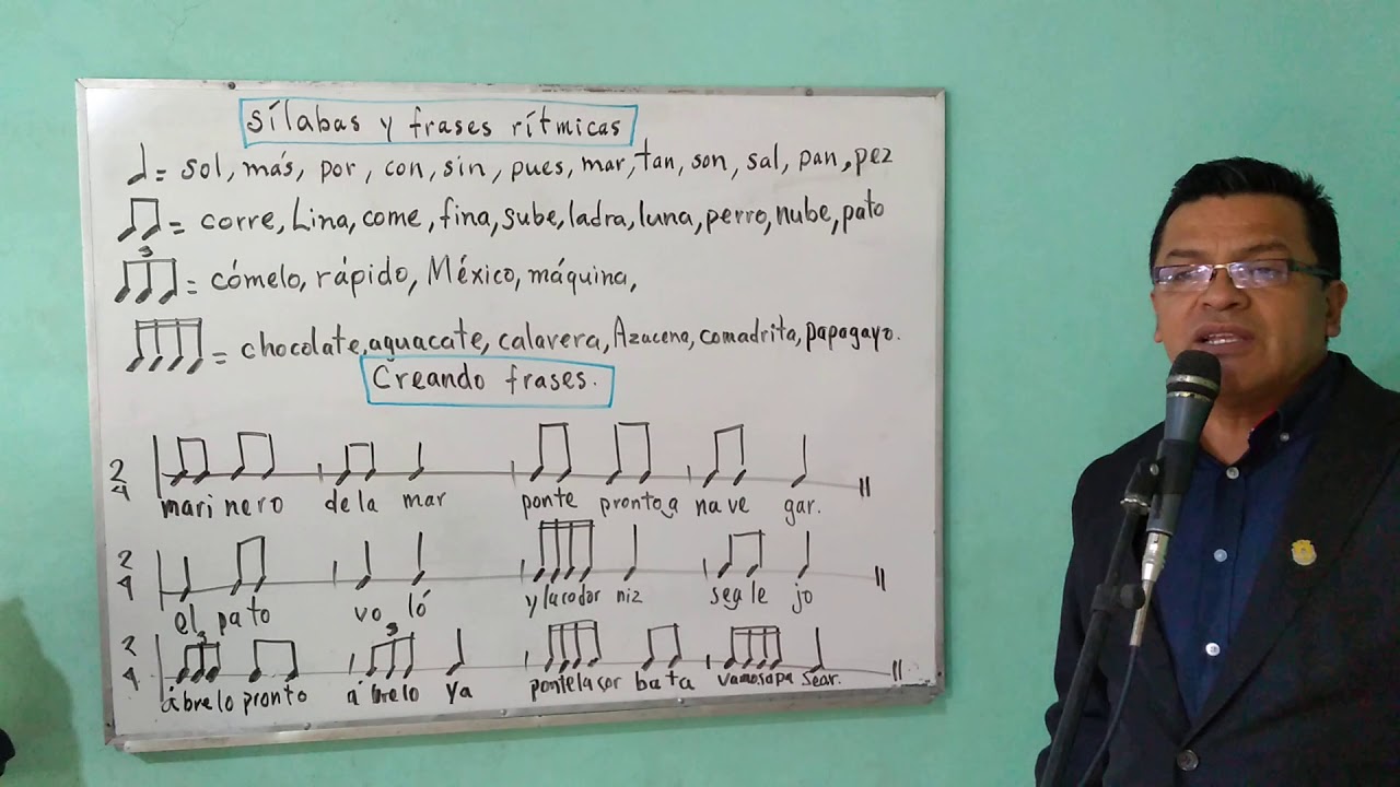 silabas y frases ritmicas - YouTube