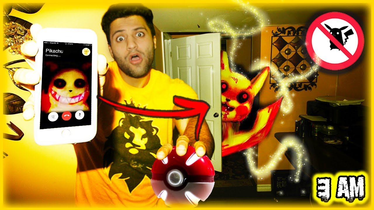 CALLING DETECTIVE PIKACHU ON FACETIME AT 3AM | CAPTURING DETECTIVE ...