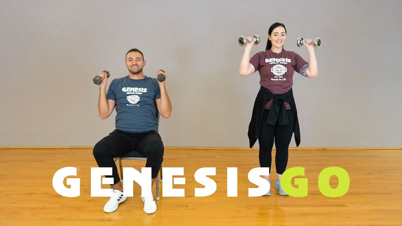 15 Minute Seated Senior Workout | Genesis Go - YouTube