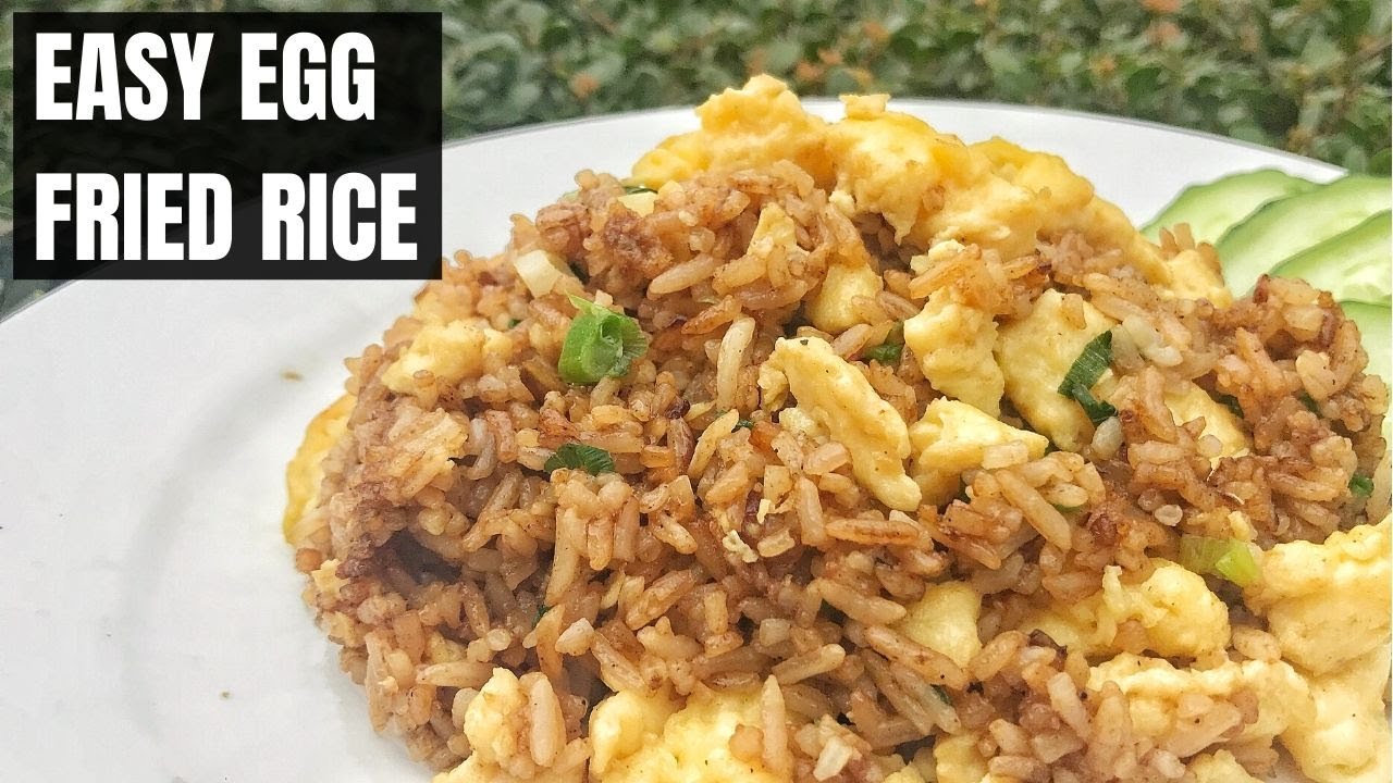 How to Make Egg Fried Rice at Home Easy Recipe | Thai Girl in the ...