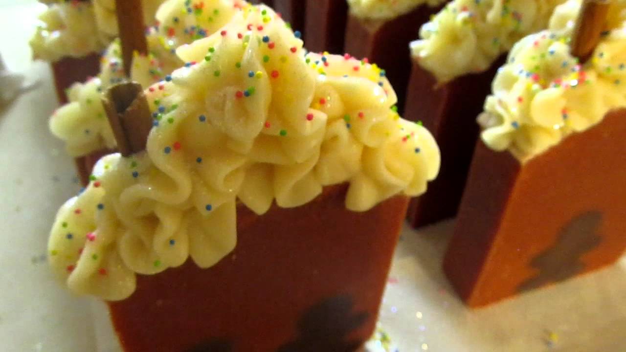 Gingerbread house soap bars! - YouTube