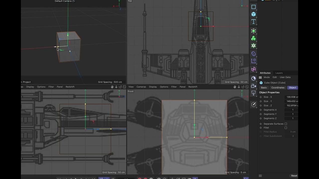 C4D 2024 Tutorial 4: Polygon modeling Part 2: Basic Tools - YouTube
