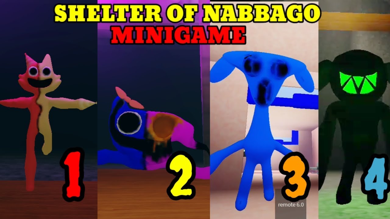 Shelter Of Nabbago All mingames guides {mascot horror rp} - YouTube