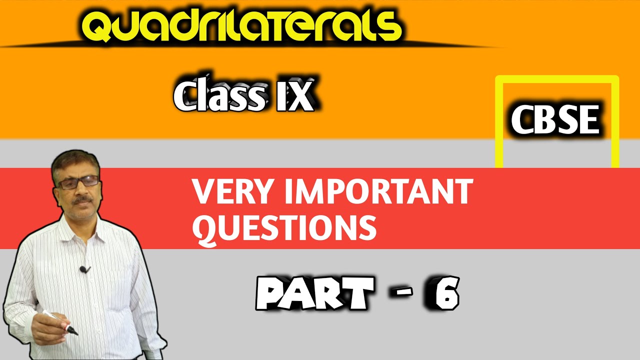 Quadrilateral | Very Important Questions | Part 6 | Knowledgepoint - YouTube