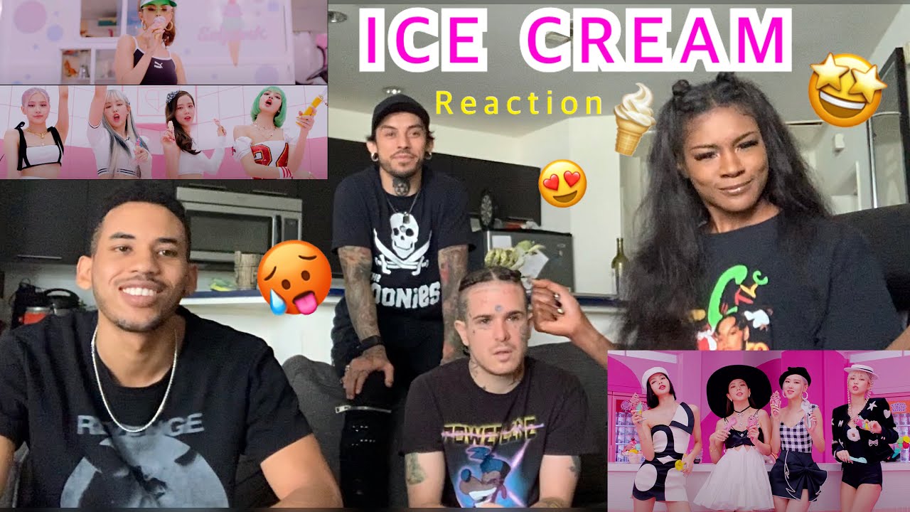 BLACKPINK ICE CREAM REACTION - YouTube