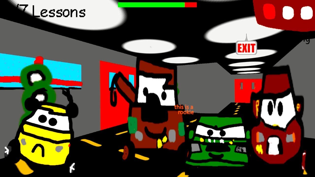 Cars in Baldi's Basics - YouTube