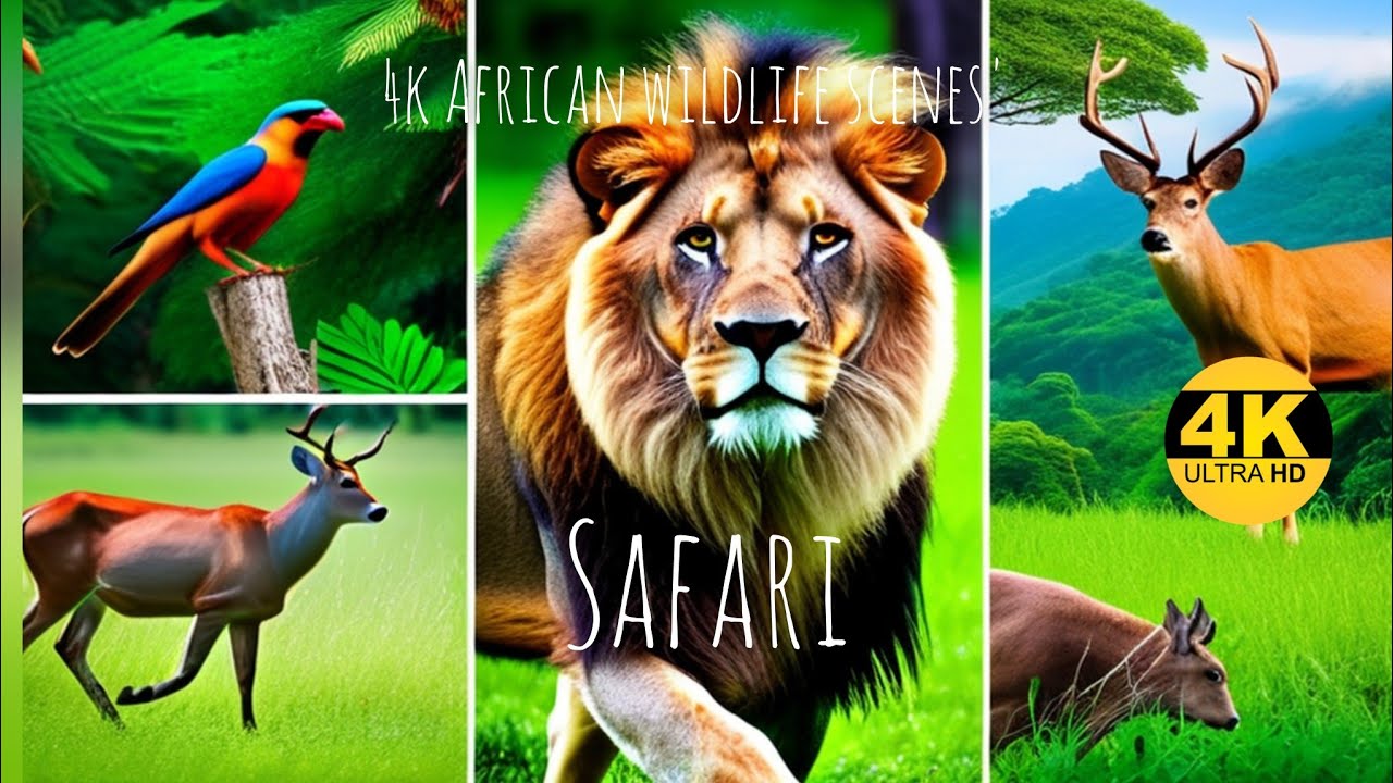 amazing scene of wild animals in 4k - scenic relaxation Episode - YouTube