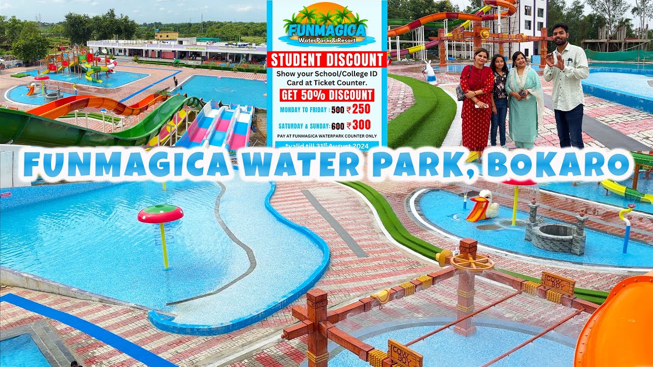 Funmagica Water Park Bokaro || Monsoon Offer Upto 50% Off || First ...