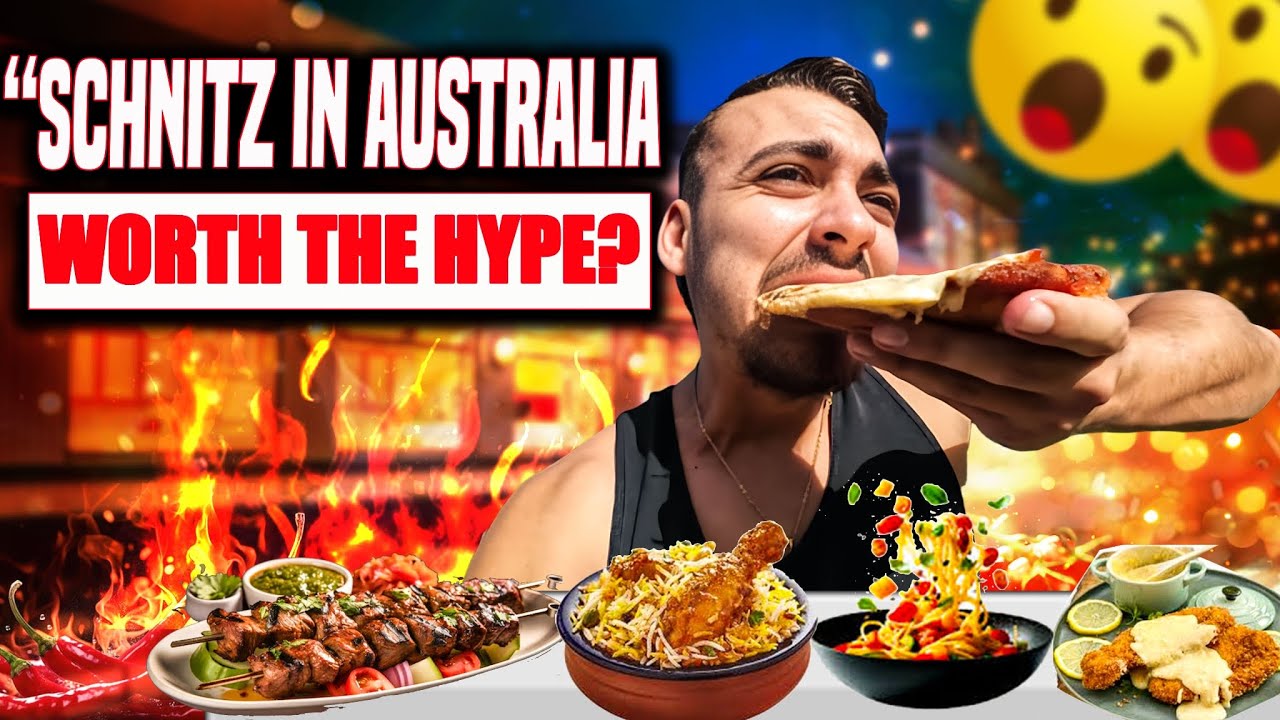 I Tried Schnitz for the First Time in Australia! 🍗🔥 Is It Worth the ...
