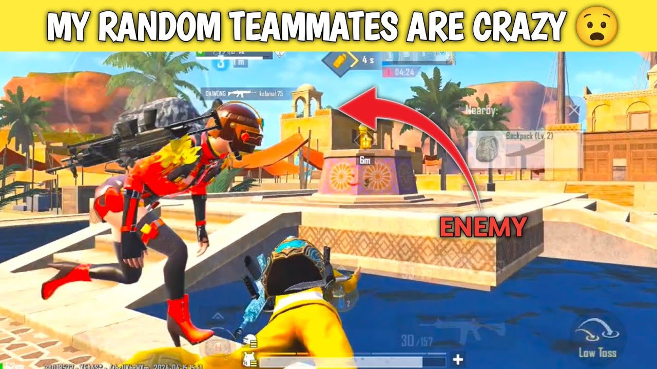 Random NOOB Teammate SAVED Me From A SQUAD ?🤷😧 - YouTube