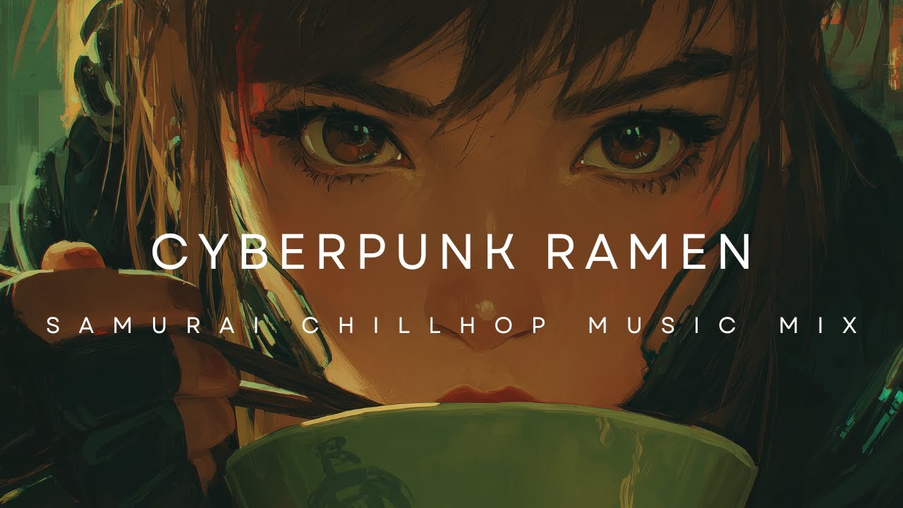 1 Hour Anime Samurai Chillhop Cyberpunk Eating Ramen Lofi HipHop Mix # ...