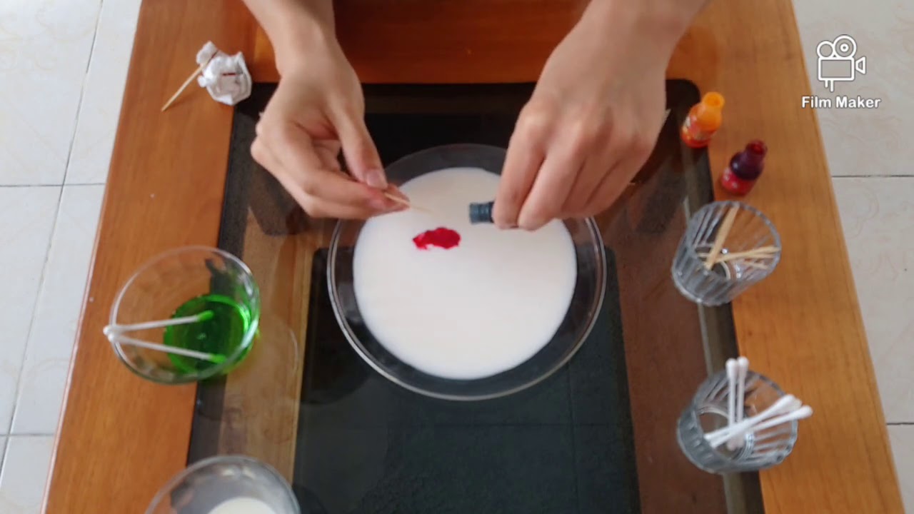 Explosión de Colores. (Experimento casero) - YouTube