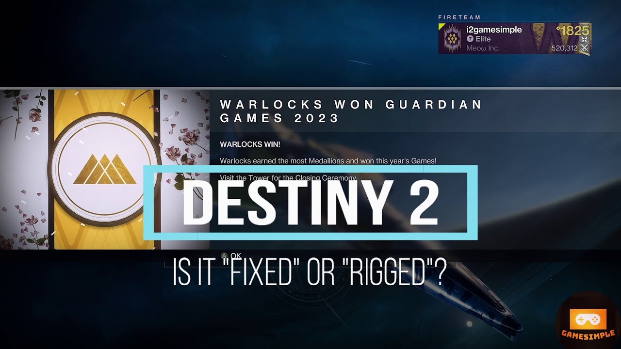 Destiny 2 Guardian Games 2023 || Congrats TITANs wait what WARLOCKs WIN ...