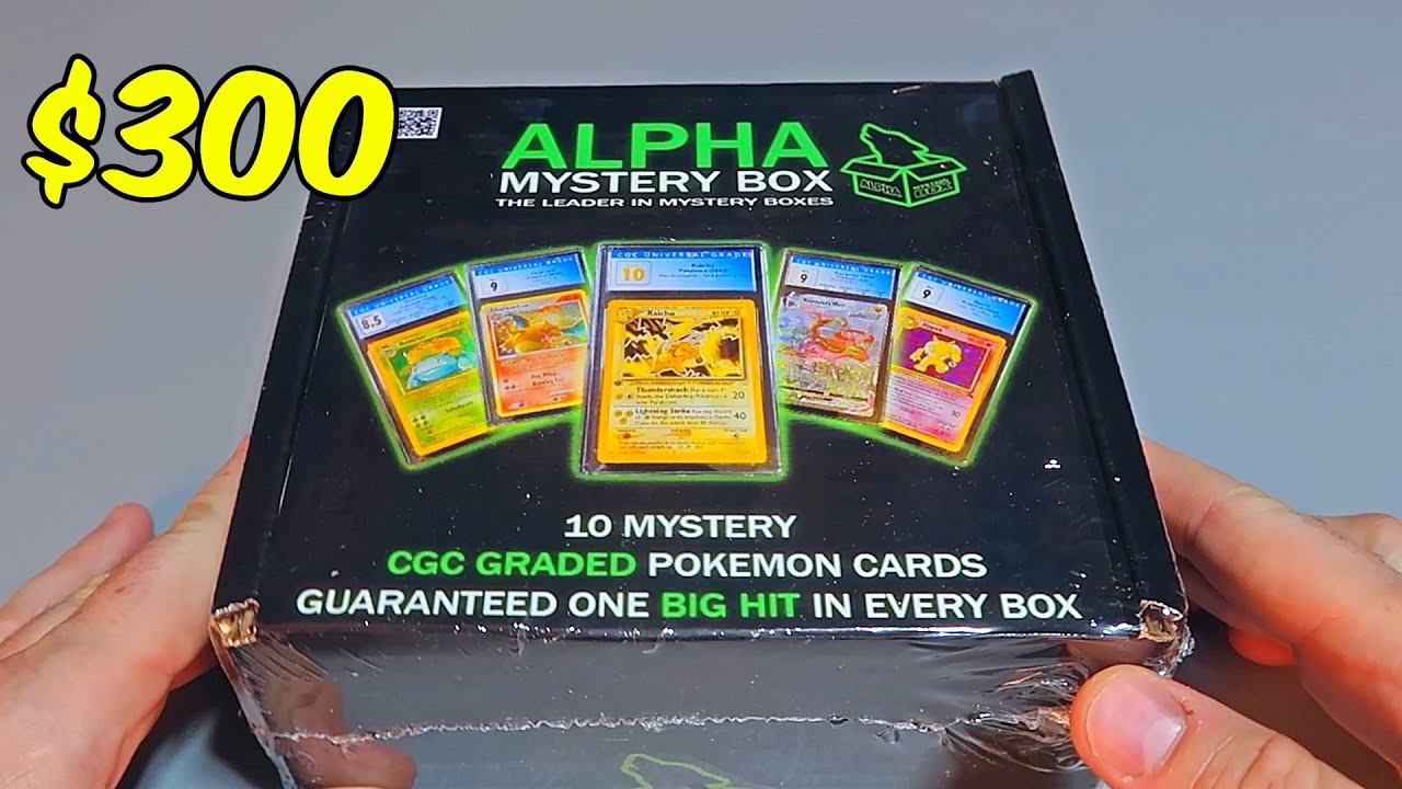 I Bought $300 Pokémon Alpha Mystery Box! - YouTube
