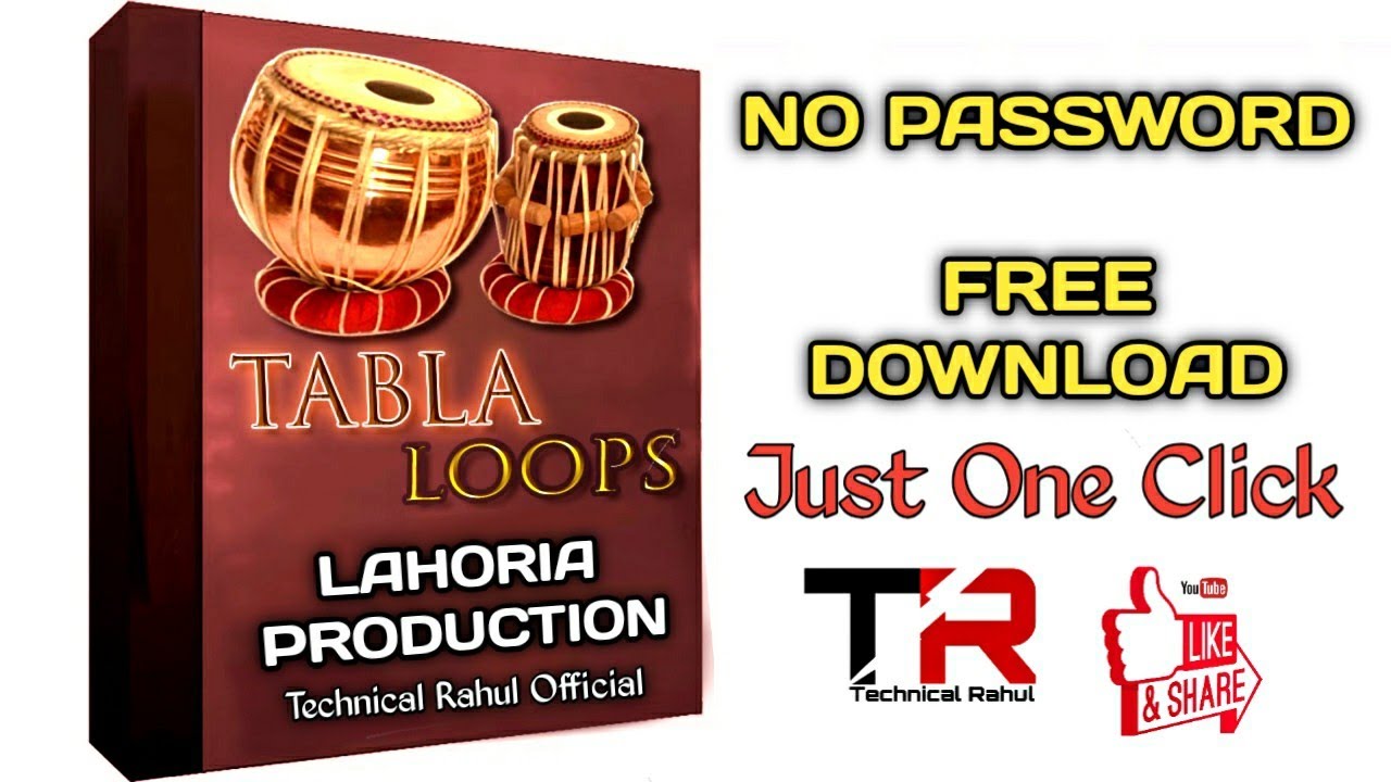 Tabla Loops Pack 2020 | Lahoria Production | Free Download | FL Studio ...