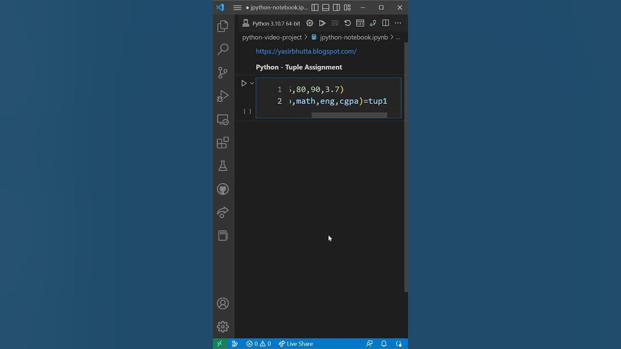 Python Tuple Assignment | Python Tips - YouTube