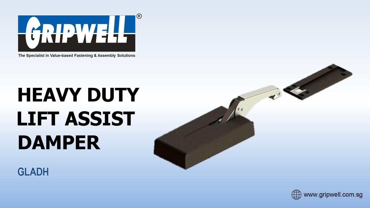GLADH Heavy Duty Lift Assist Damper - YouTube
