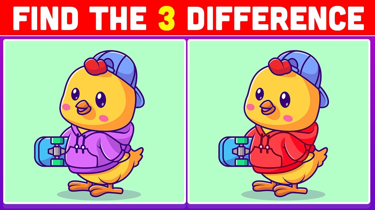 【Find the Differences】Let's train concentration and attention | #Ep24 ...