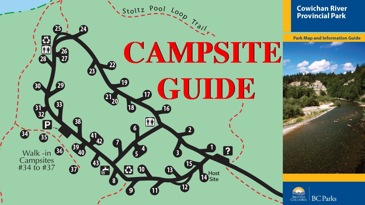 Stoltz Pool Campground GUIDE (Cowichen River Provincial Park) - YouTube